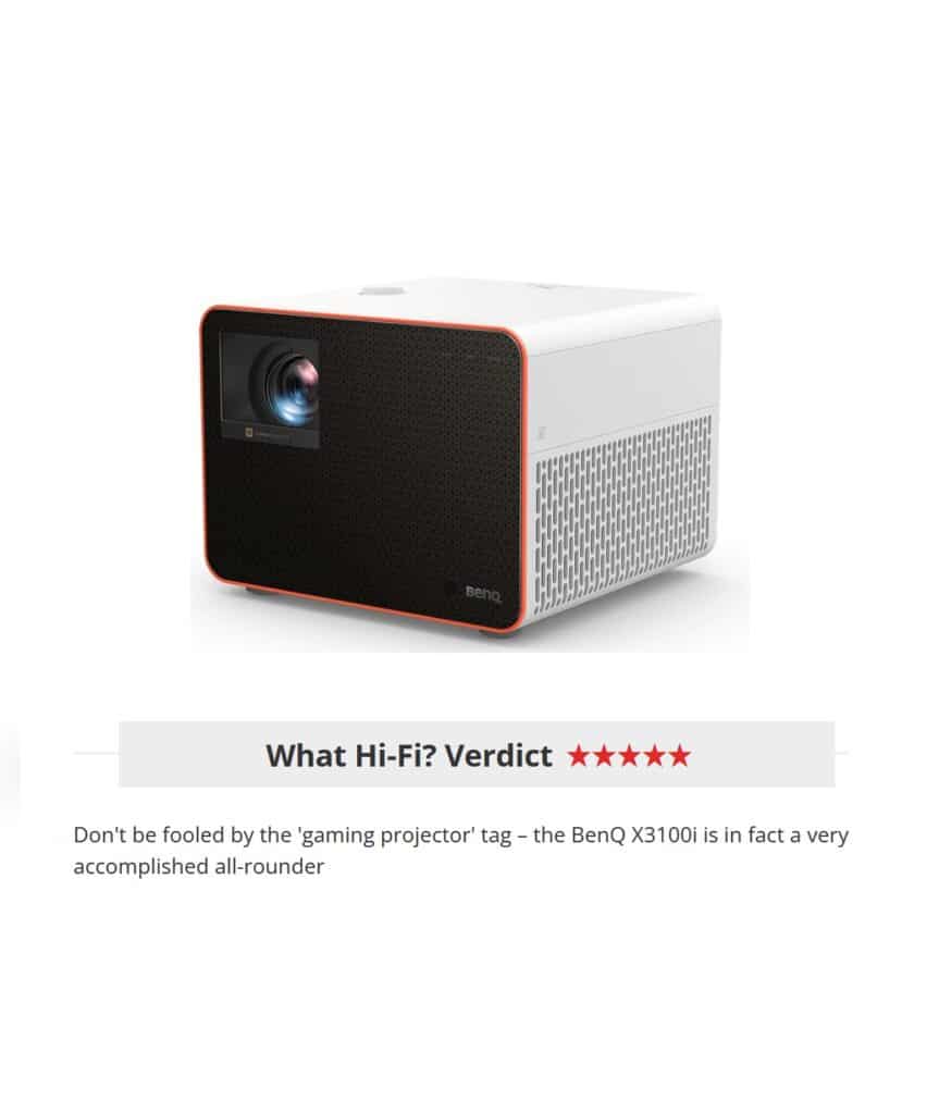 BenQ X3100i 4K HDR 4LED Gaming Projector - AV World - Auckland HiFi Store