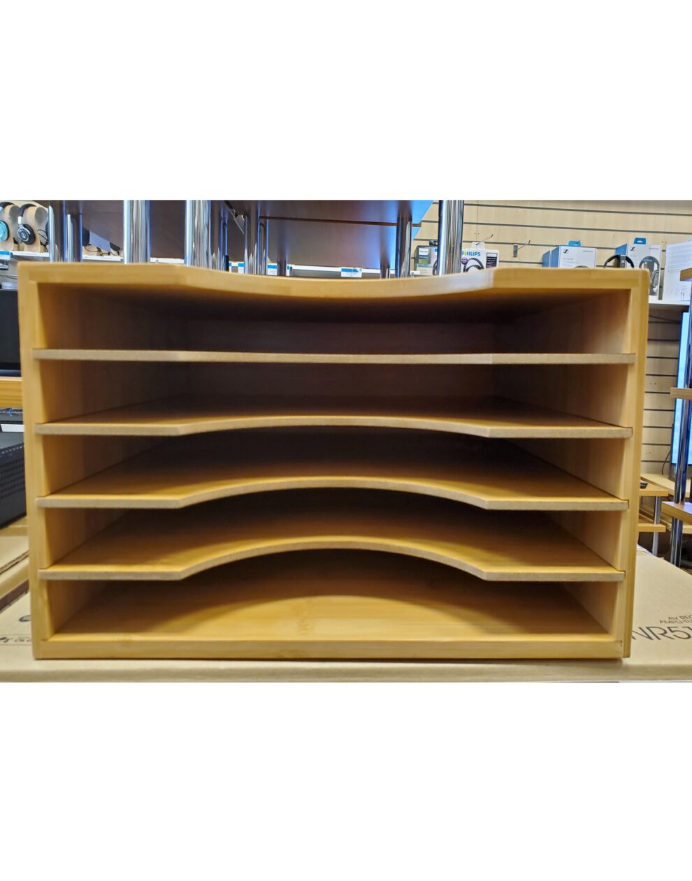 GOKA Bamboo Record Storage Box - AV World - Auckland HiFi Store