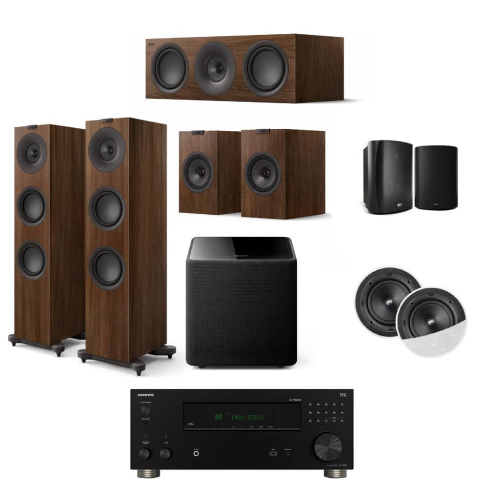 KEF Q7 Meta 3-Zones Home Theatre Pack - AV World - Auckland HiFi Store