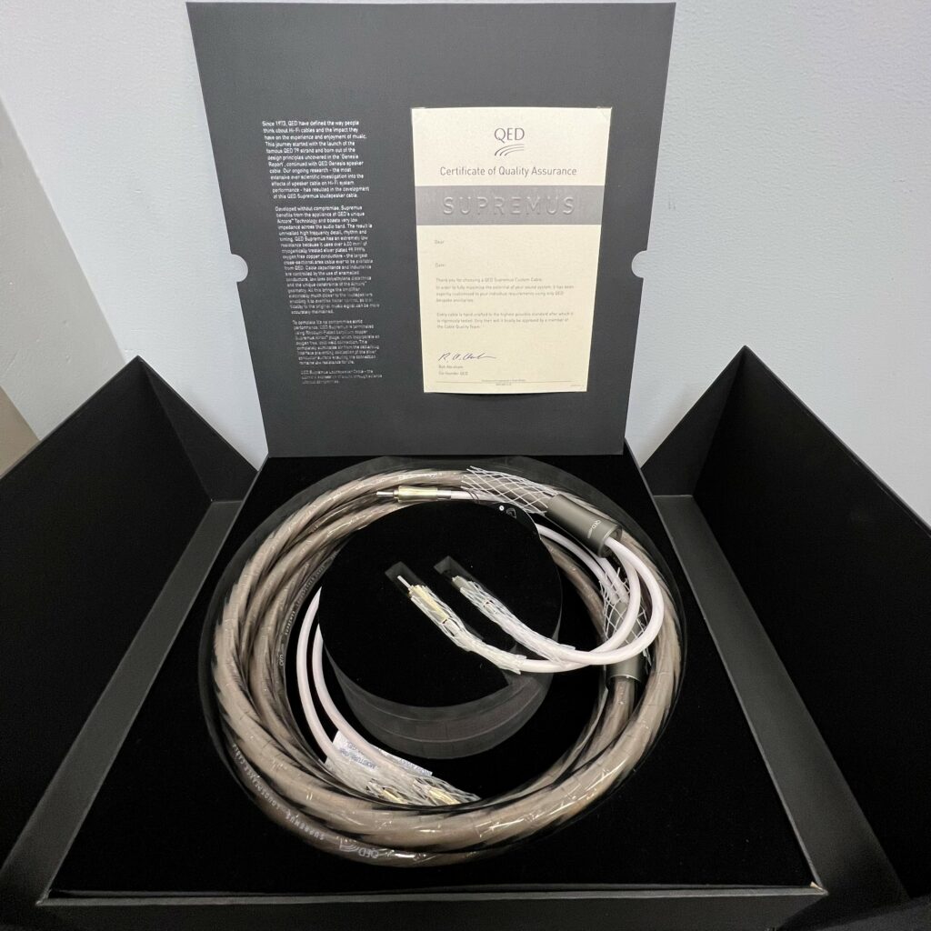 QED Signature Supremus Speaker Cable (Pair) - AV World - Auckland HiFi ...